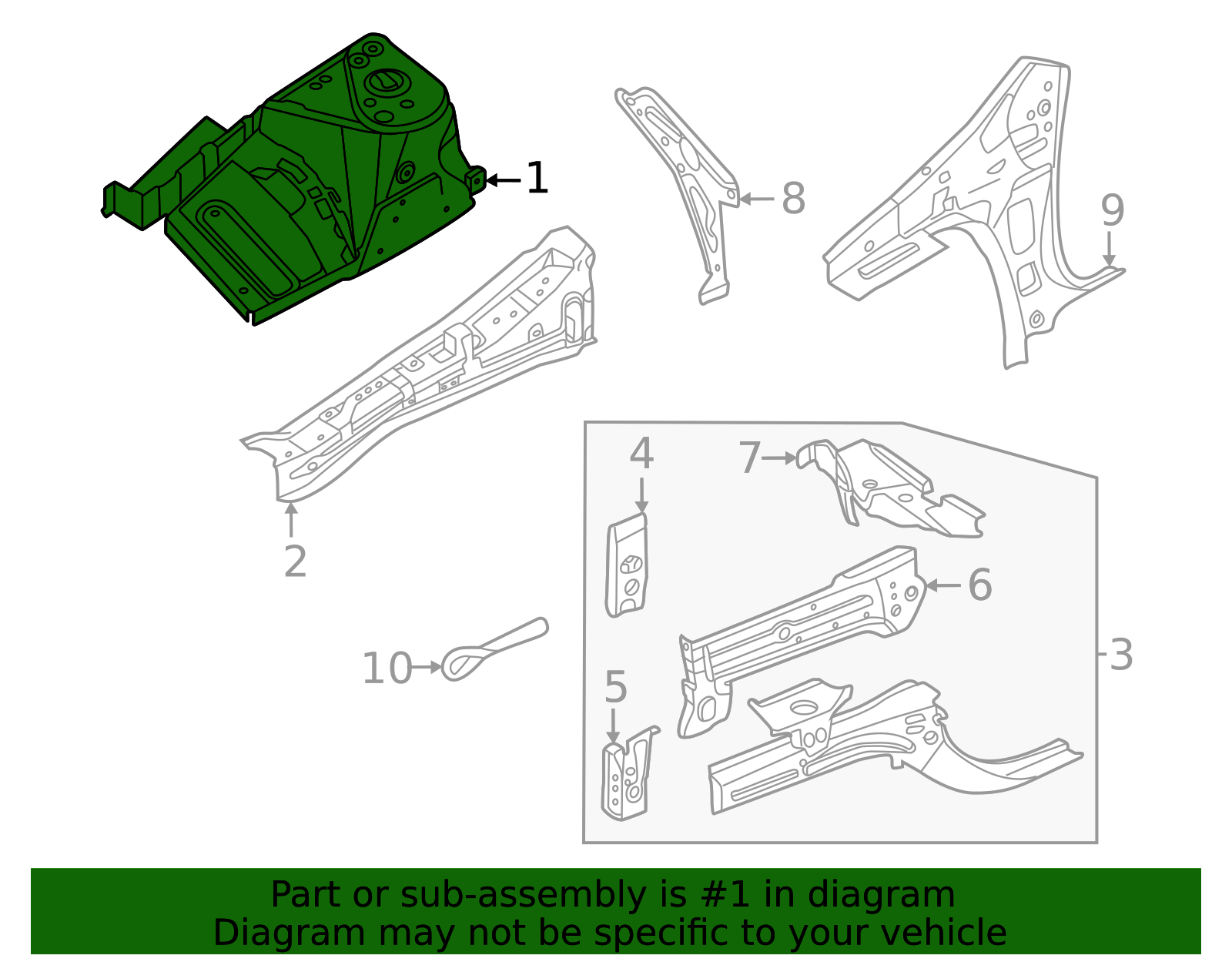 2025 Nissan Sentra Apron Panel F4120-6LTMB | Bill Kay Nissan Parts