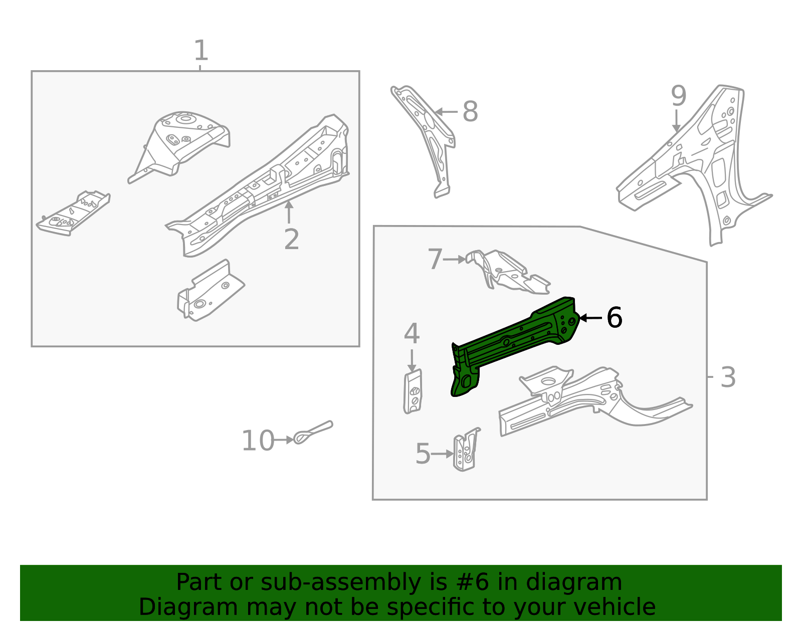 2025 Nissan Sentra Closing Plate G5130-6LTMA | My Nissan Part