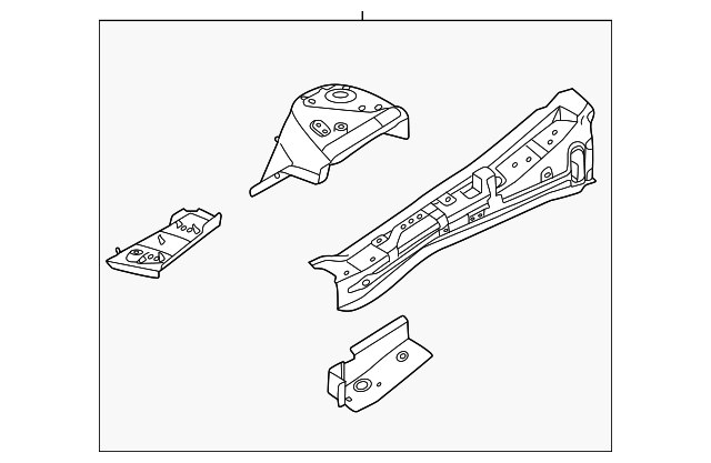 2025 Nissan Sentra Apron Panel F4120-6LTMB | Scott Evans Nissan Parts