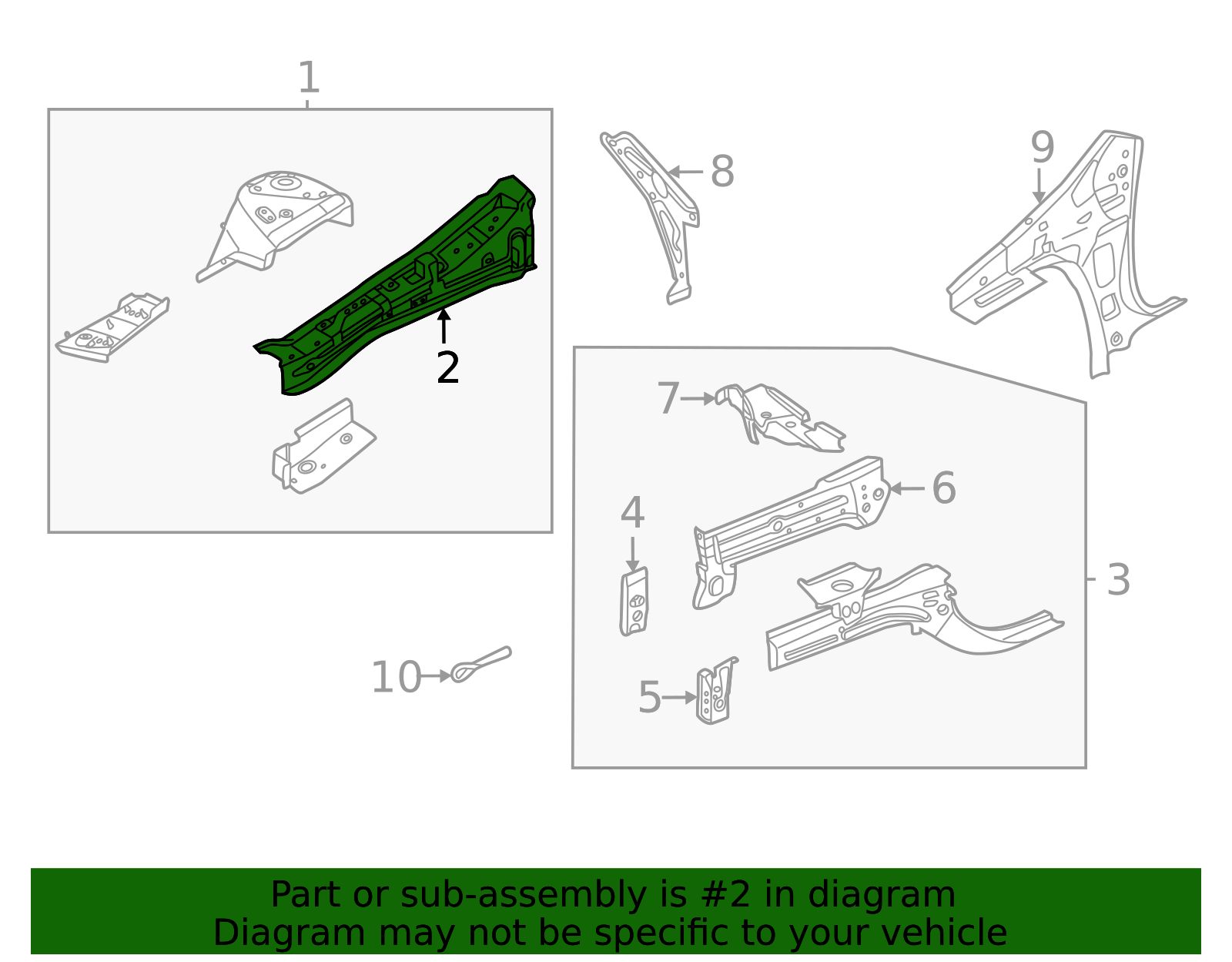 2020-2025 Nissan Sentra Fender Rail F4181-6LTAA | Team Nissan Inc.