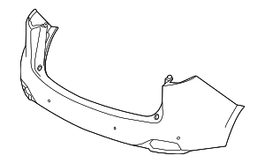 04716-TJB-A90 - Bumper Cover 2019-2021 Acura RDX | Curry Acura Parts