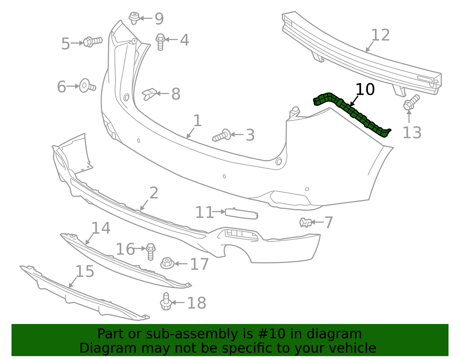 71598-TJB-A01 - Spacer 2019-2025 Acura RDX | My Acura Parts