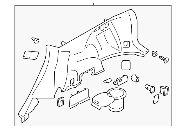 2014-2016 Subaru Forester Side Trim Panel 94027SG005VH | OEM Parts Online