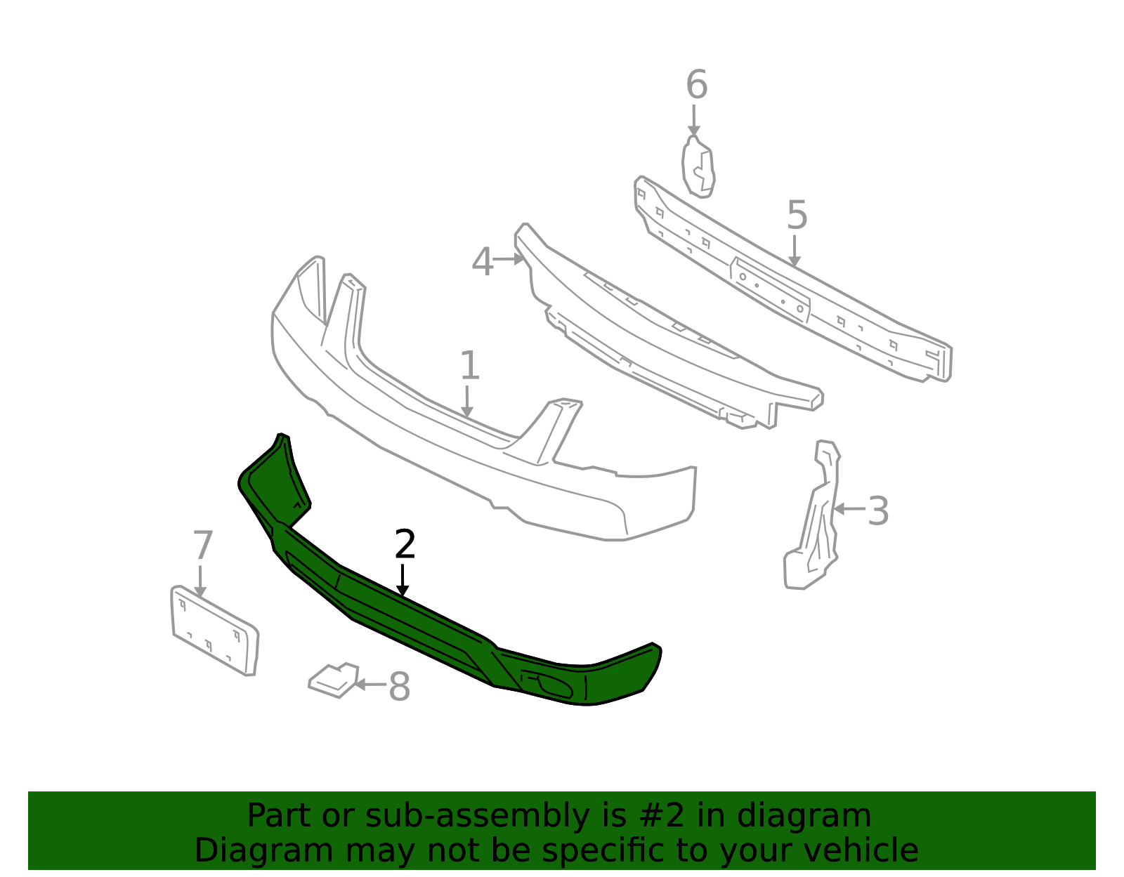 Bumper Cover 5F9Z-17D957-BAC | OEM Parts Online