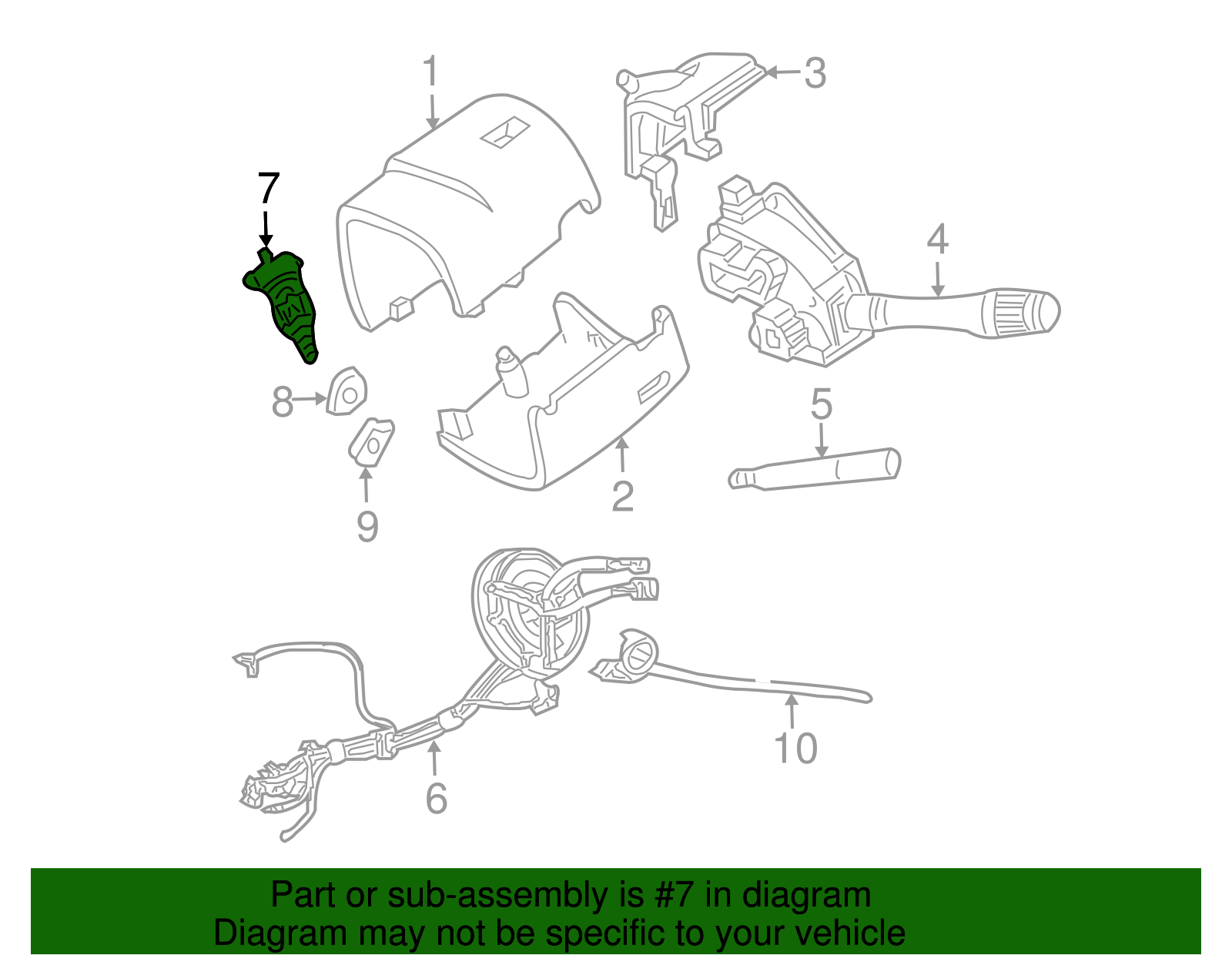 1992-2021 Ford Ignition Lock Cylinder 1L3Z-11582-A | OEM Parts Online