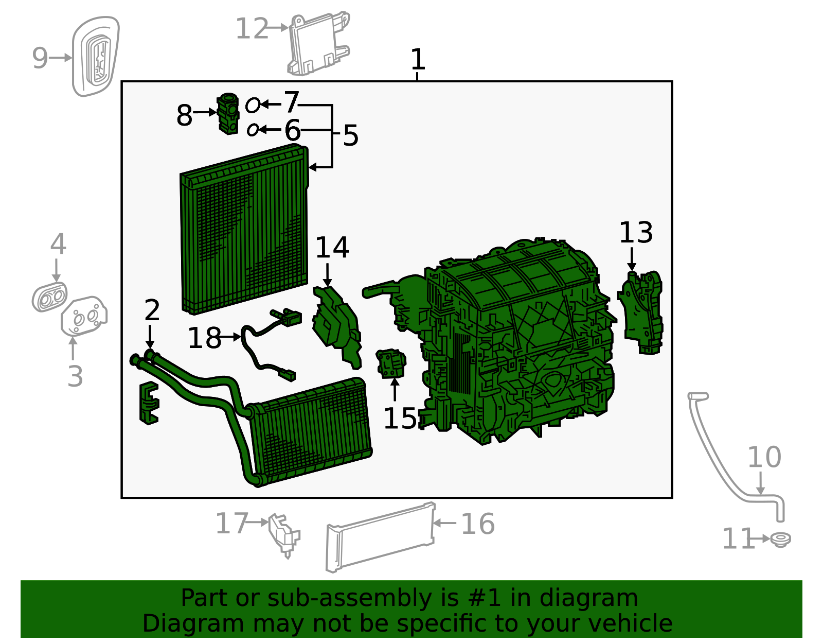 87050-12881 - AC & Heater Assembly 2020-2022 Toyota Corolla | Bam ...