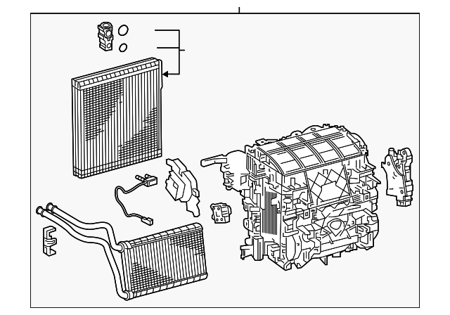 87050-12881 - AC & Heater Assembly 2020-2022 Toyota Corolla | Bam ...