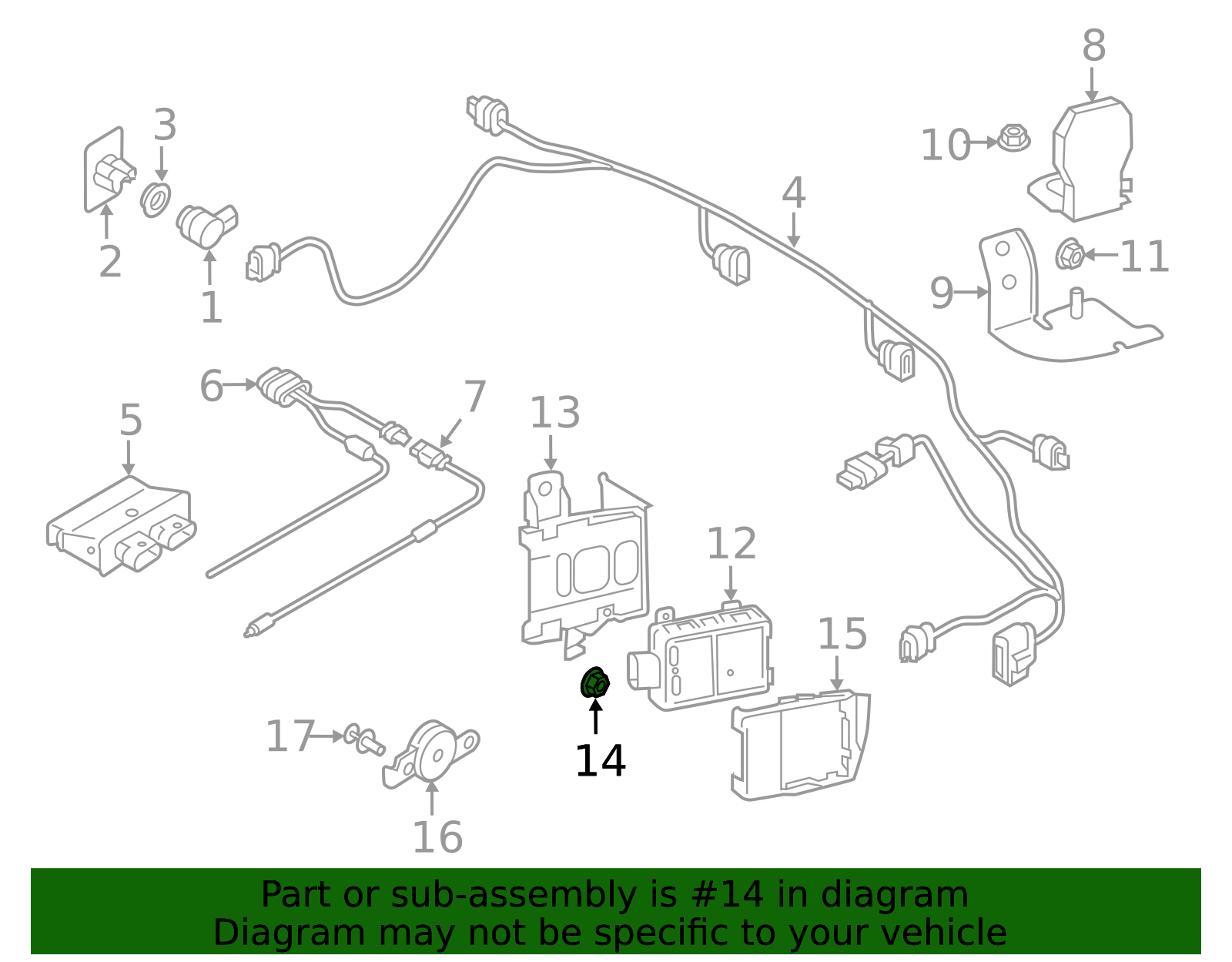 2008-2025 Audi Knee Air Bag Nut N-023-002-13 | Audi USA Parts