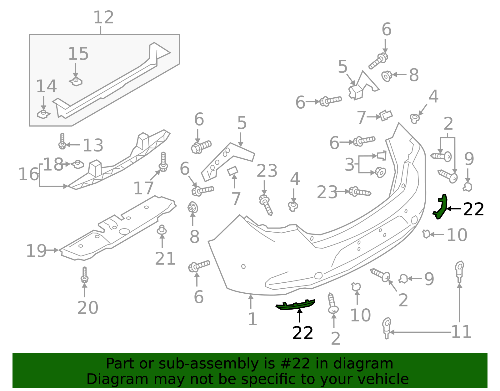B0J8-51-5M0 - Reflector 2019-2025 Mazda 3 | Florida Mazda Parts