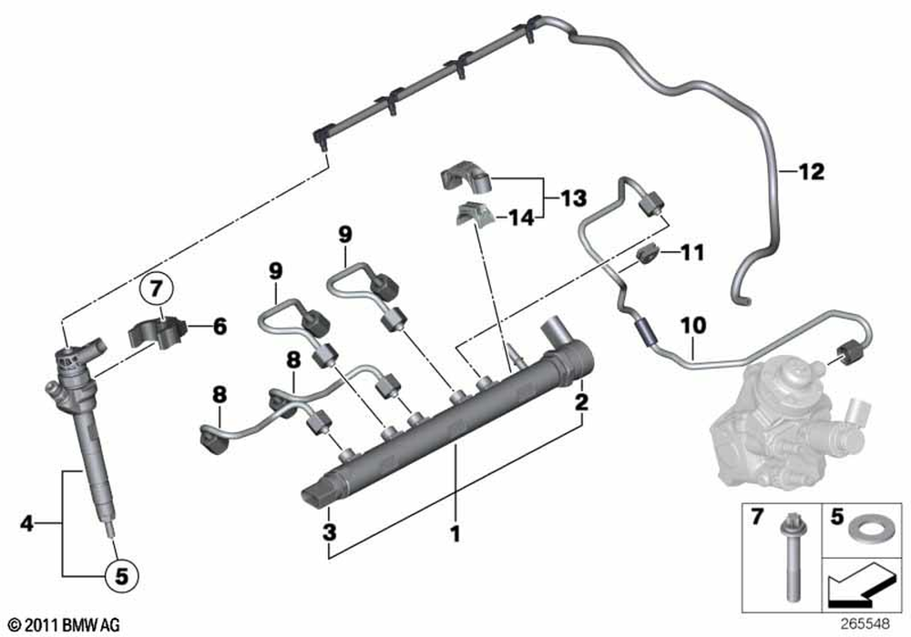 13538577623 - BMW Pressure Sensor 2011-2019 BMW | Retail Performance ...