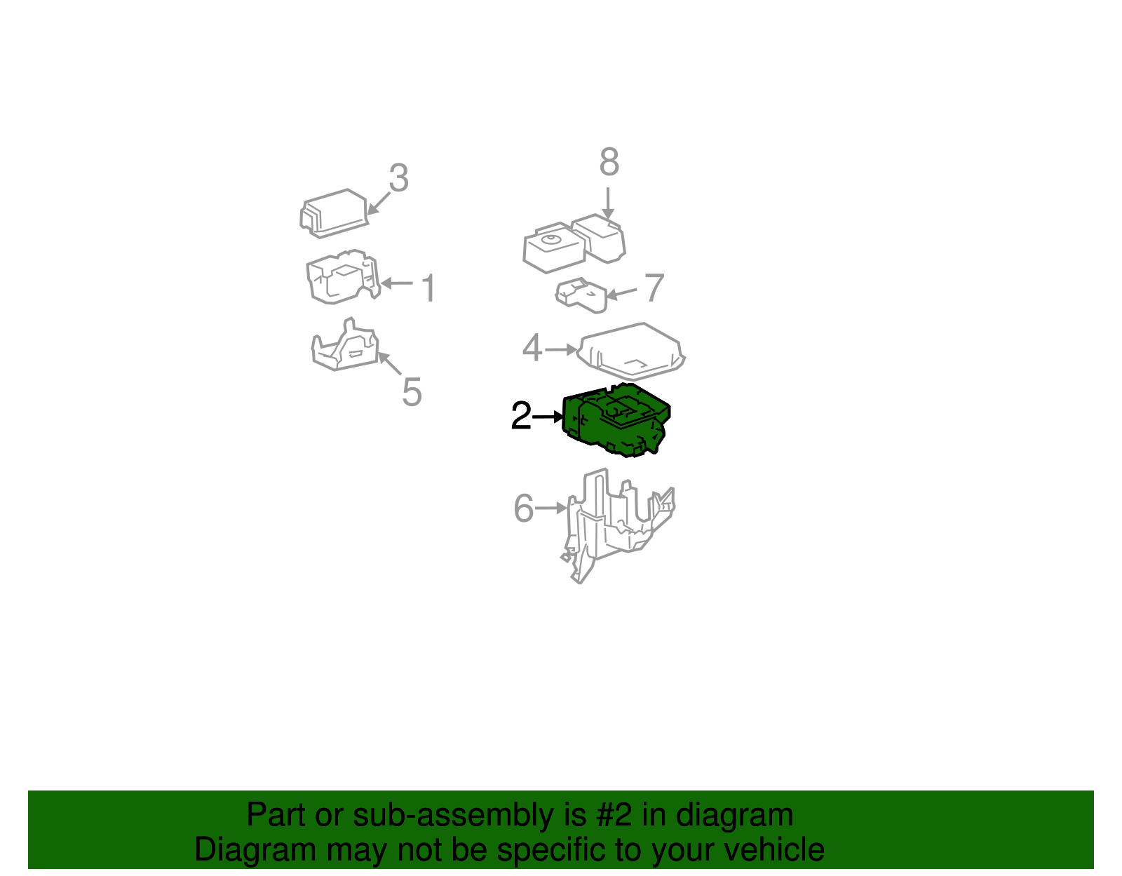 2007-2014 Toyota 2007-2014 Toyota - Relay Box 82741-52031 | Sparks Parts