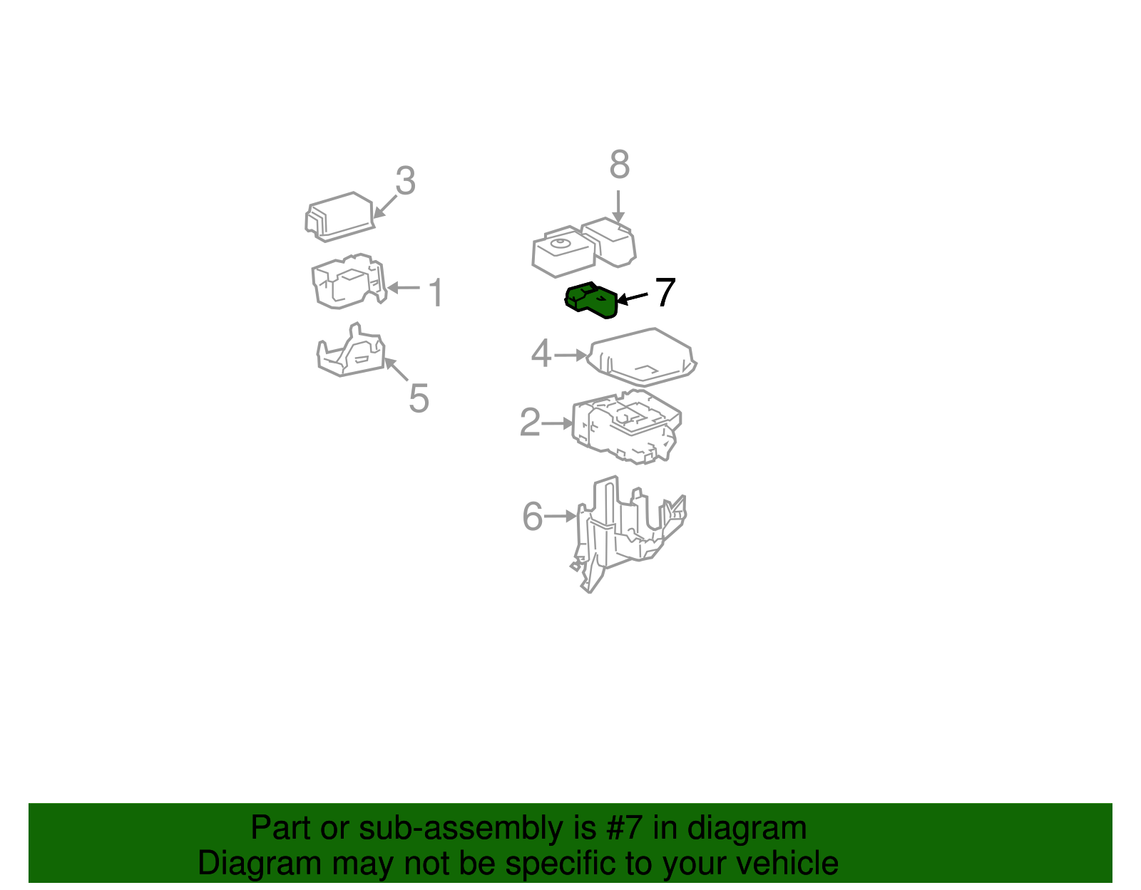 82620-52050 - Fusible Link 2007-2014 Toyota | Longo Toyota Parts