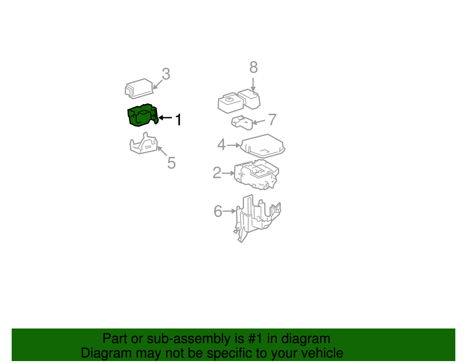 82741-52050 - Relay Box 2007-2014 Toyota | Longo Toyota Parts