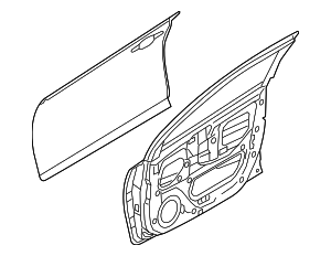 2018-2022 Hyundai Accent Door Shell 76004-J0000 | OEM Parts Online