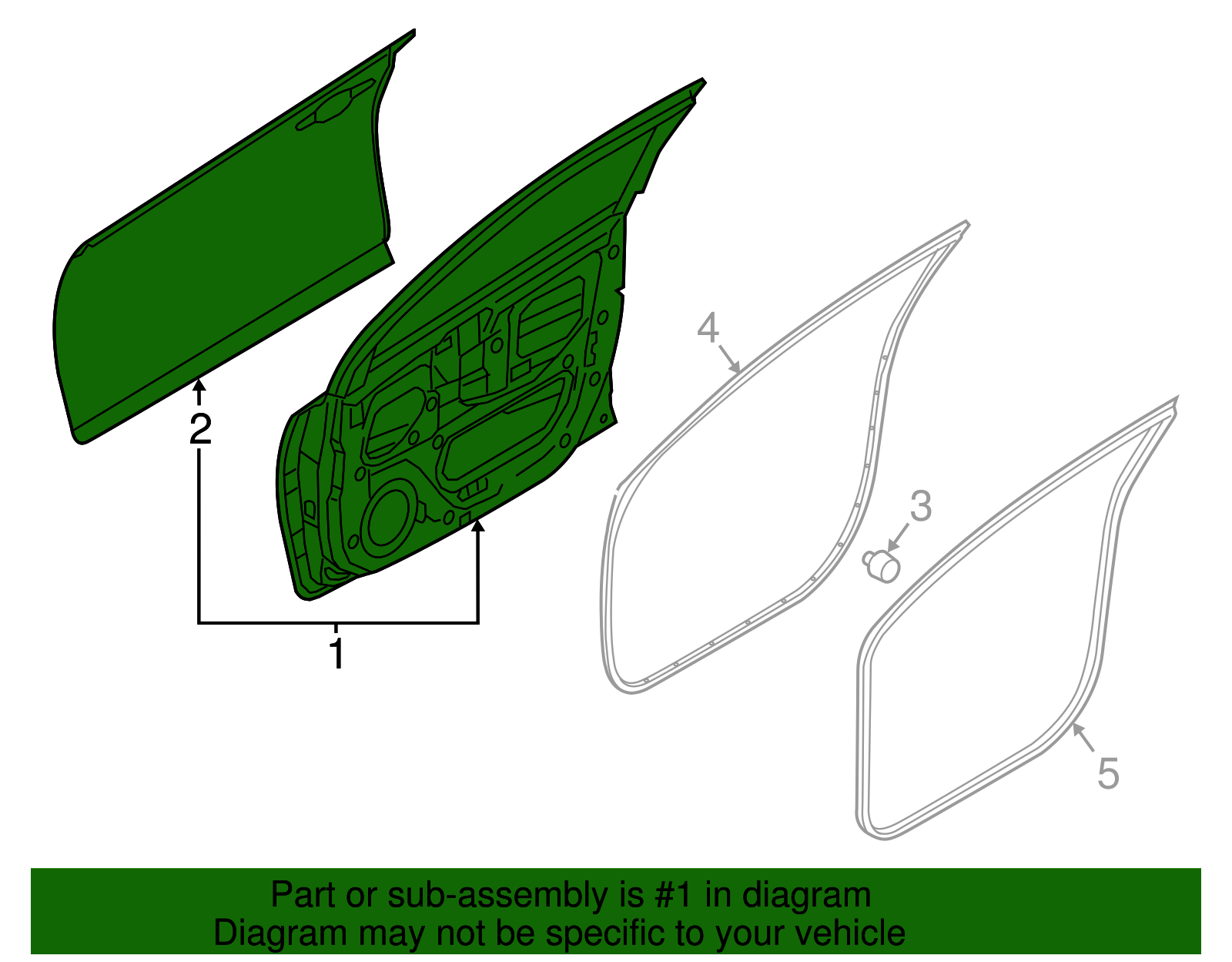 2018-2022 Hyundai Accent Door Shell 76004-J0000 | OEM Parts Online