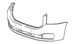 2015-2020 GMC Front Upper Bumper Cover 84407940 | Auto Parts Express