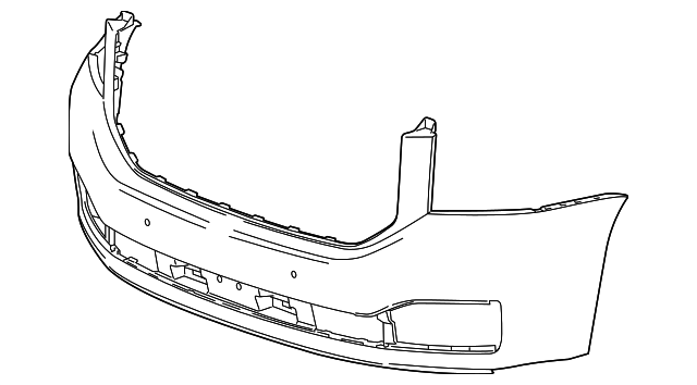 2015-2020 GMC Front Upper Bumper Cover 84407940 | Capital Chevy Parts