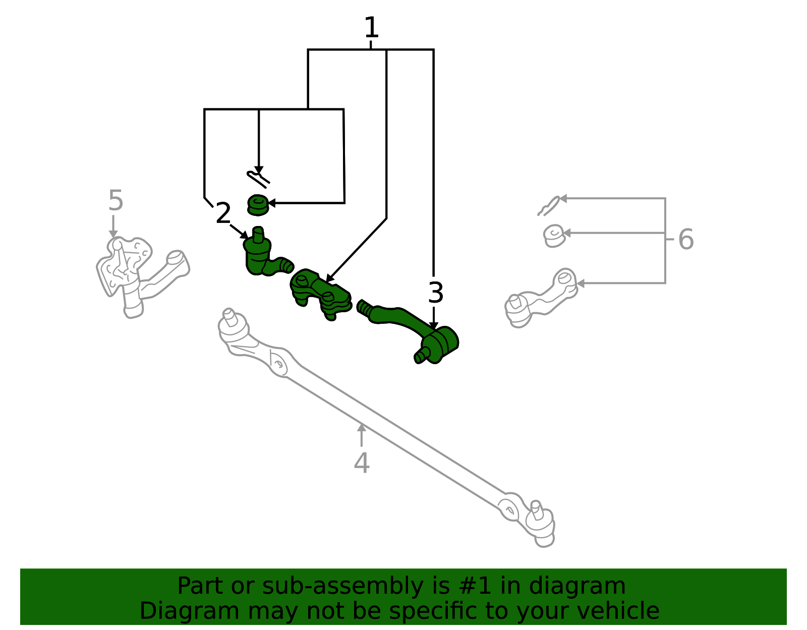 1998-2004 Nissan Tie Rod Assembly D8510-VK90A | Bill Kay Nissan Parts