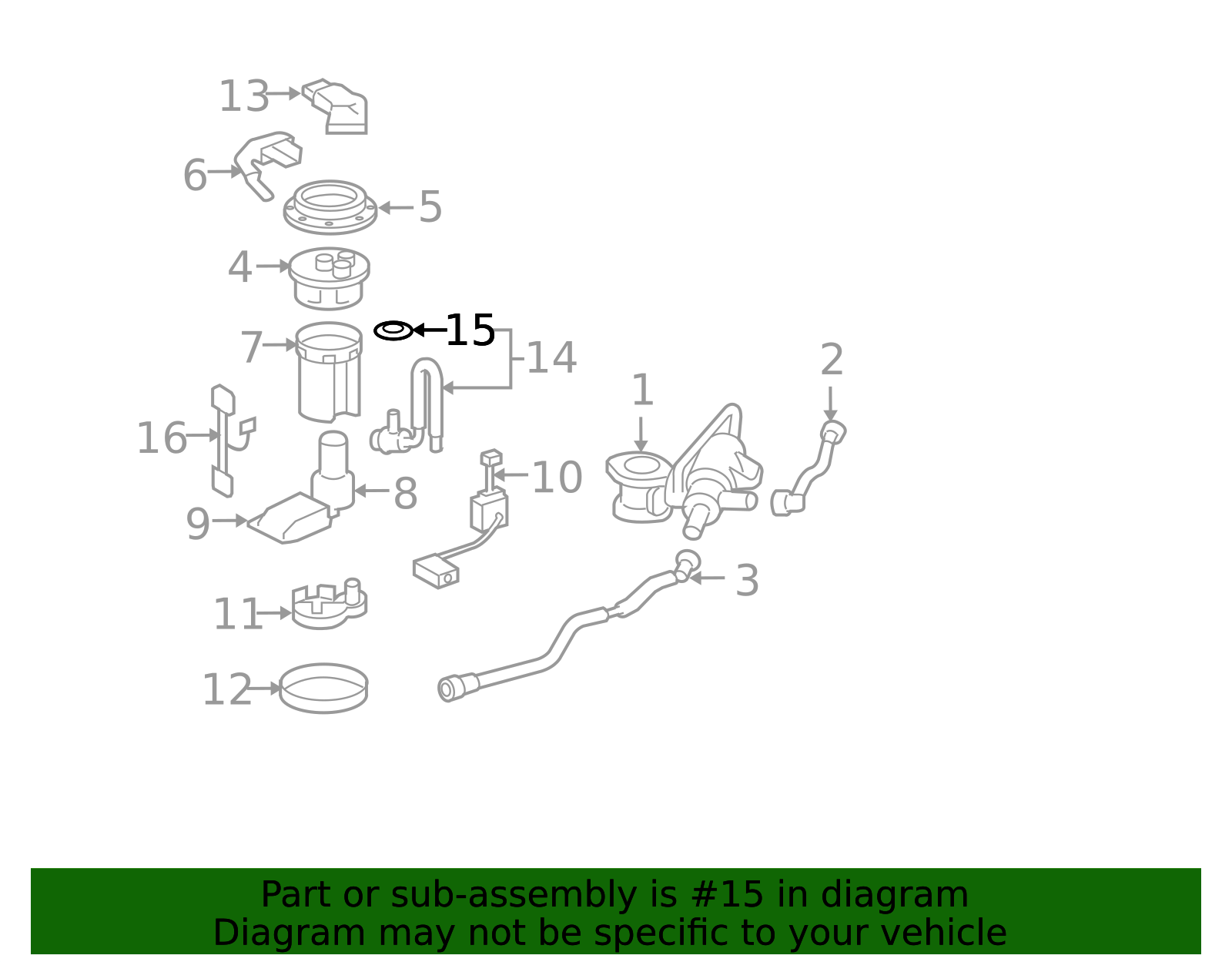 Fuel Injection Pressure Regulator O-Ring 90301-04013 | Toyota Parts Center
