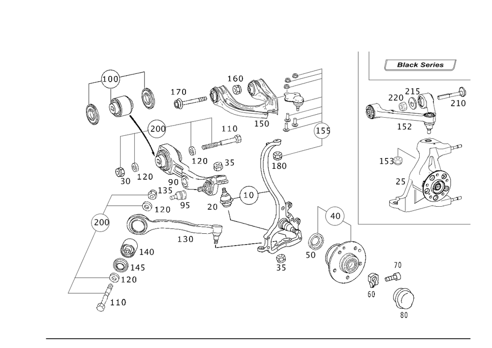 1994-2012 Mercedes-Benz Front Wheel Hub 230-330-03-25 | MB Parts Center