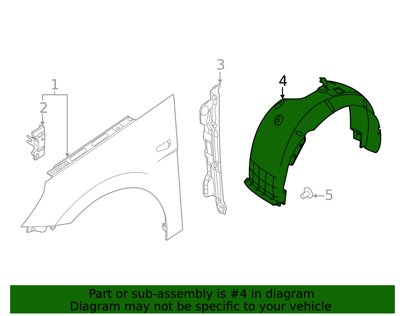 2021-2023 Hyundai Elantra Fender Liner 86812-AA000 | OEM Parts Online
