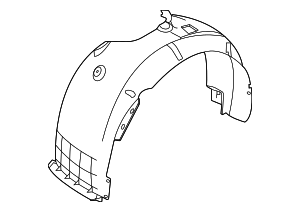 86811-AAAA0 - High-Quality Fender Liner for 2024-2025 Hyundai Elantra ...