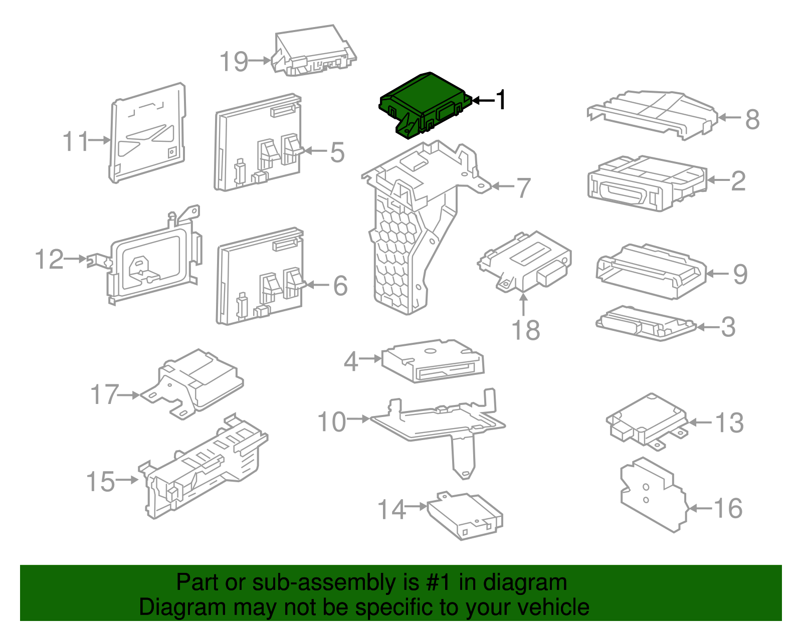 2012-2014 Porsche Control Unit 7PP-907-064-LM | OEM Parts Online