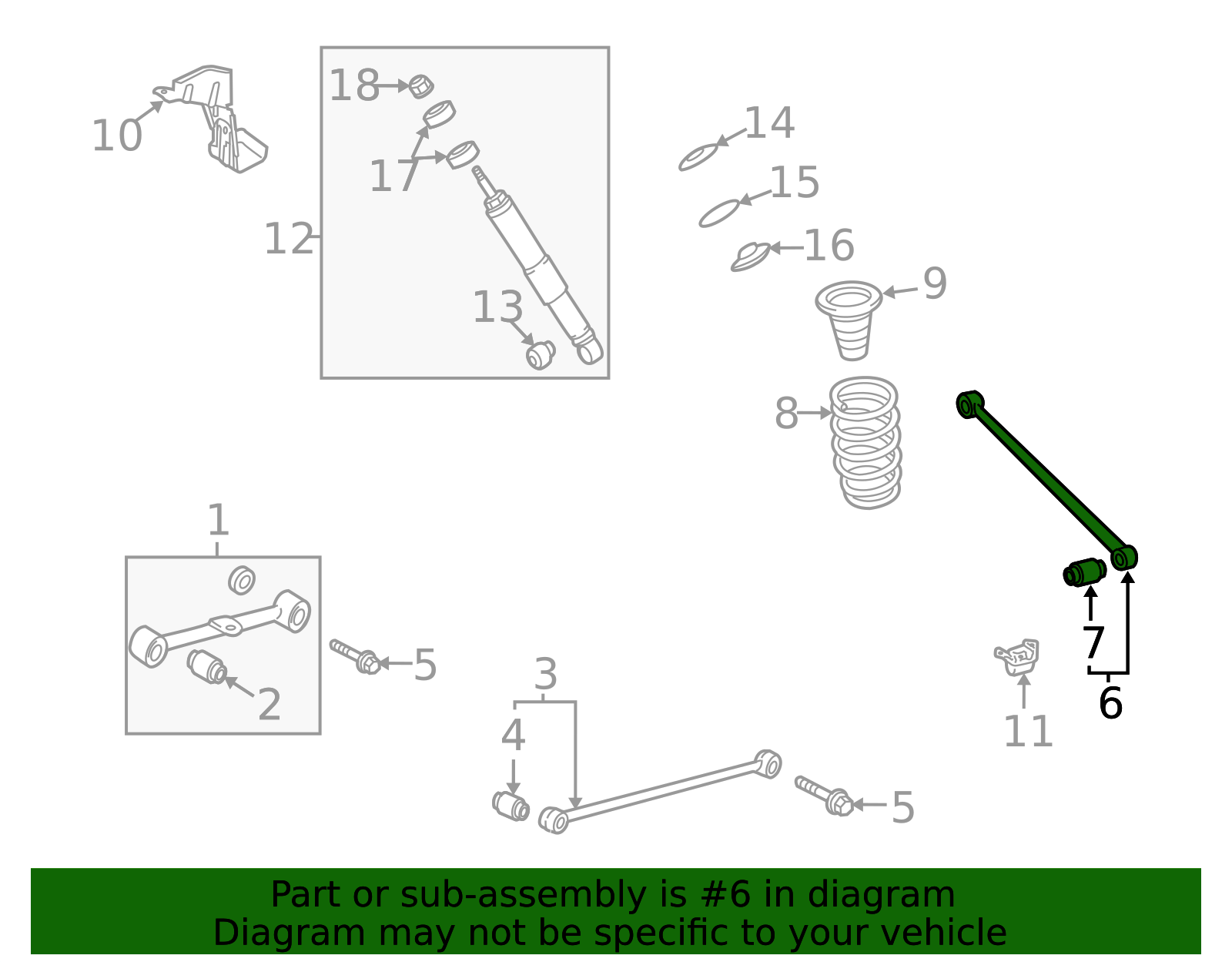 Genuine Official Toyota Lateral Rod part# 48740-60150 for 2008-2021 ...