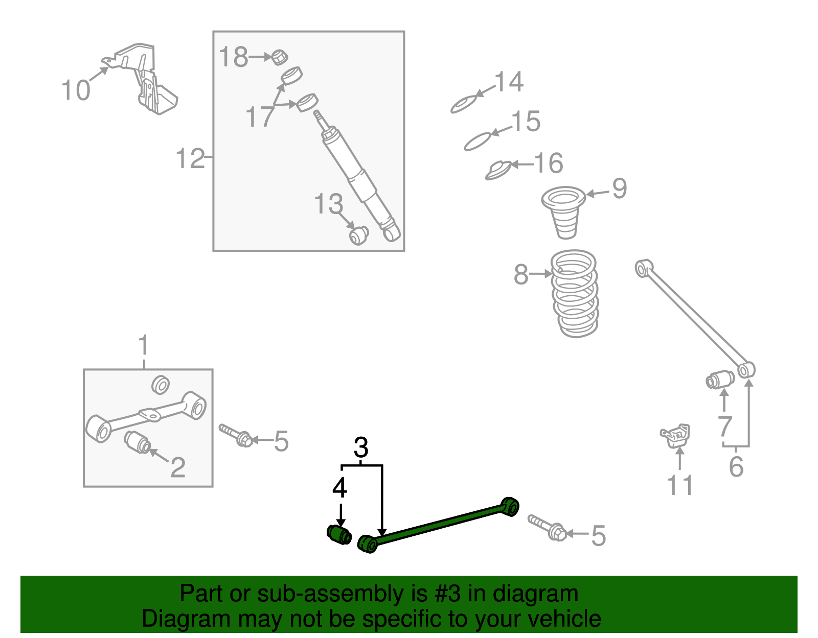 48720-60070 - Lower Control Arm - 2008-2011 2013-2020 Toyota Land ...