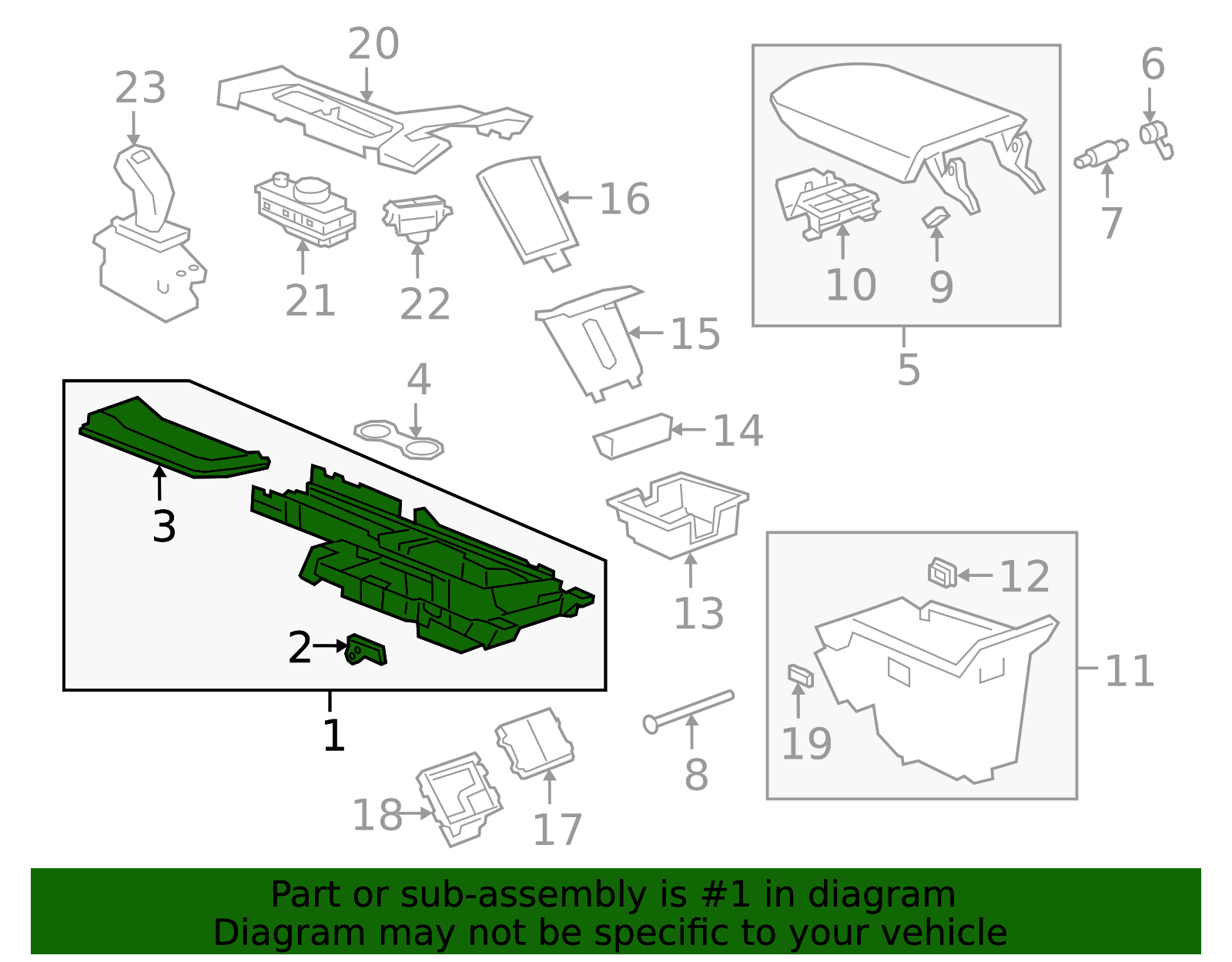 2020-2025 Cadillac Cup Holder 85584831 | Capital Chevy Parts
