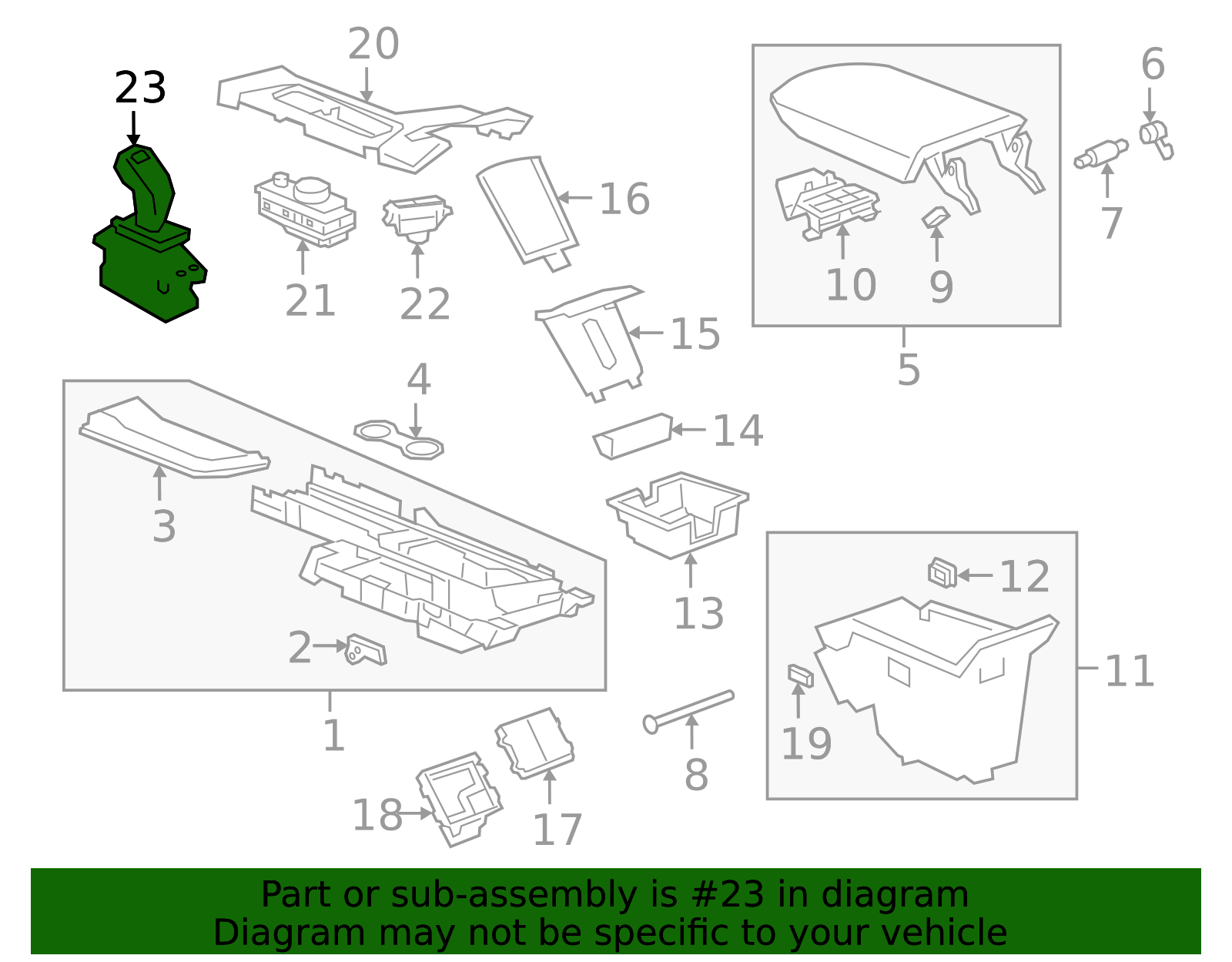 2020-2022 Cadillac Gear Shift Assembly 85131858 | Capital Chevy Parts