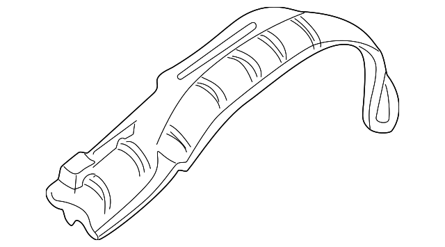 1998-2004 Nissan Frontier Fender Liner 63843-9Z400 | Temecula Nissan Parts