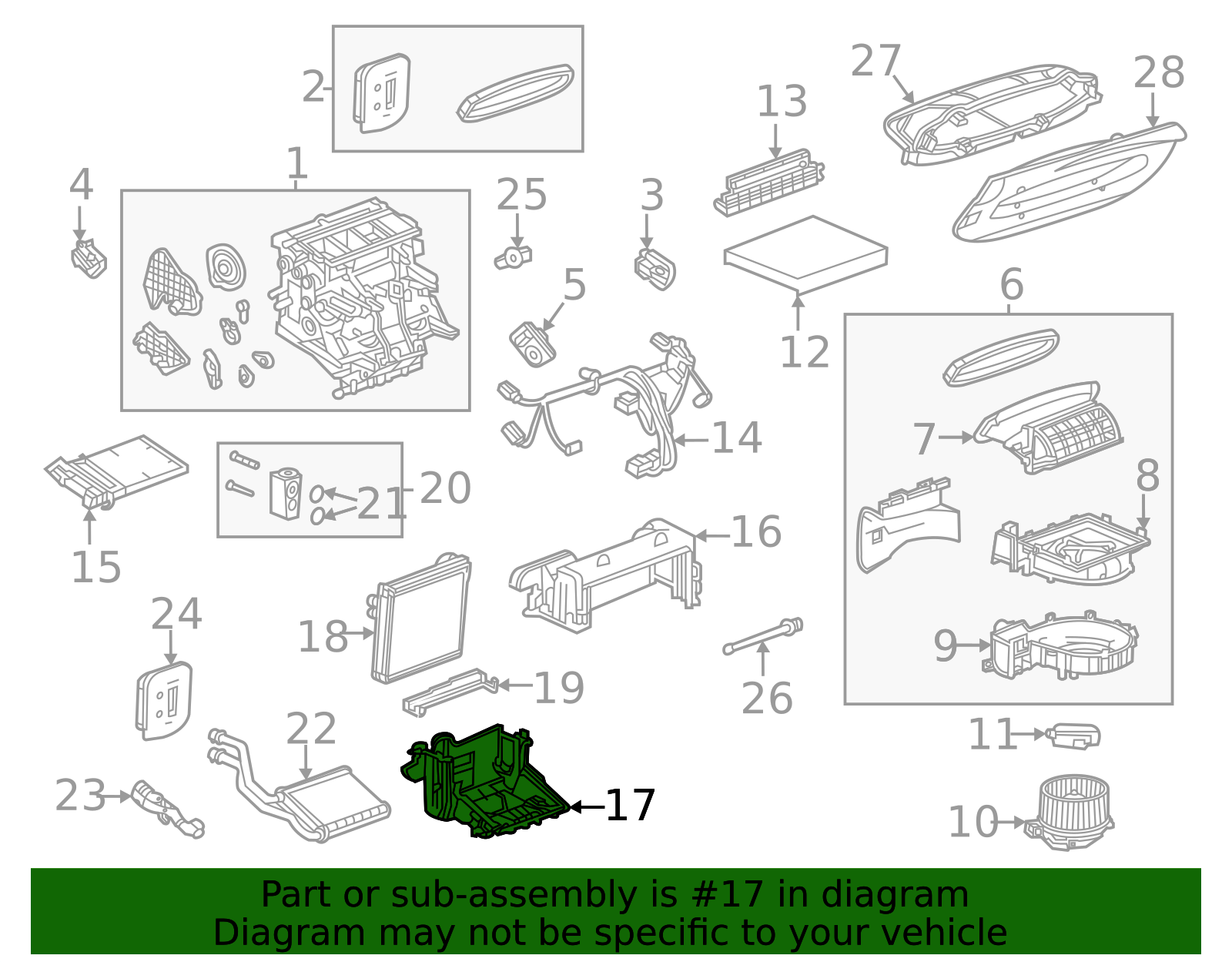 2024-2025 GM Evaporator Case 42852760 | GM Parts Center