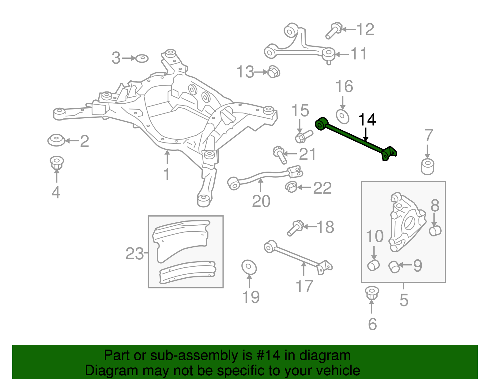 2009-2024 Nissan GT-R Lower Control Arm 551B0-JF00D | My Nissan Part