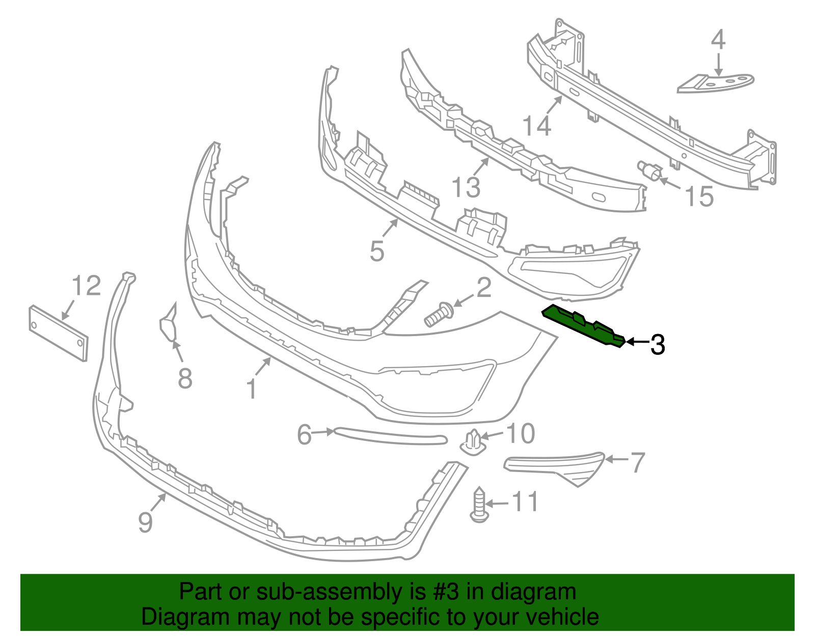 2011-2016 Kia Sportage OEM NEW 2011-16 Kia Sportage Base Front Bumper ...