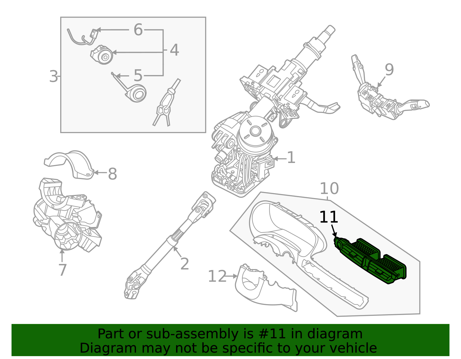 97410-Q5000 - Center Duct 2021-2023 Kia Seltos | Kia.Parts Store