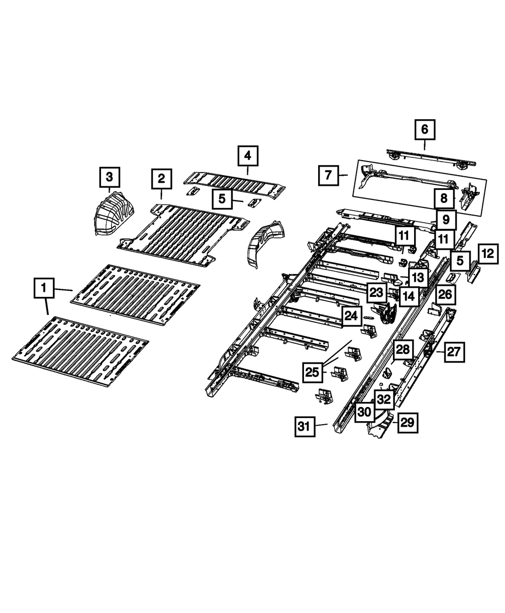 68167237AA - Rear Suspension Reinforcement 2022 Ram ProMaster 3500 ...