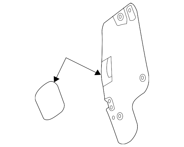 2013-2020 Nissan Pathfinder Water Shield 80860-3JA1A | Nissan Parts Central