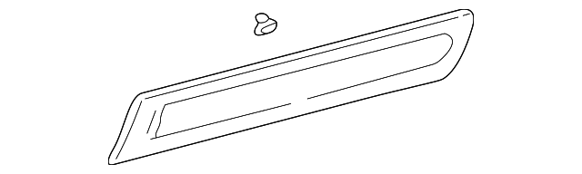 2001-2004 Mazda Tribute Body Side Molding EC01-51-RC0B-78 ...