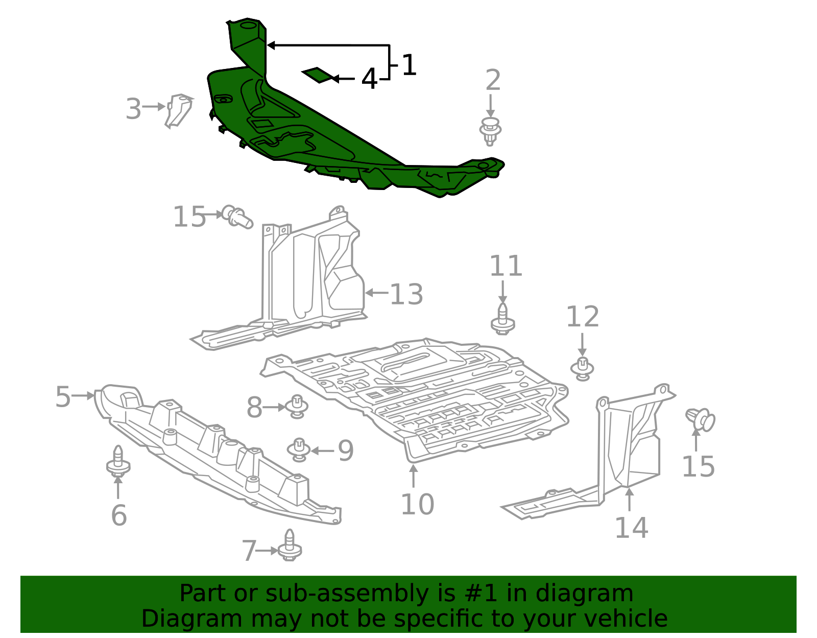 53141-10030 - High-Quality Radiator Support Access Cover for 2018-2022 ...