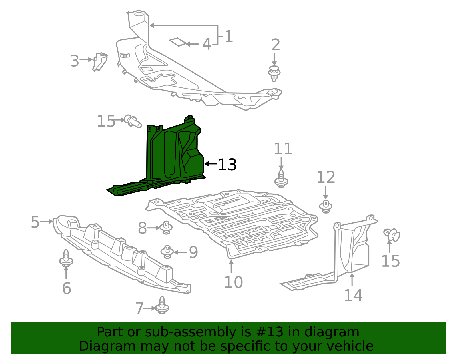 Toyota Parts Side Shield 51443-10020 | Toyota Parts|Toyota Online Parts ...