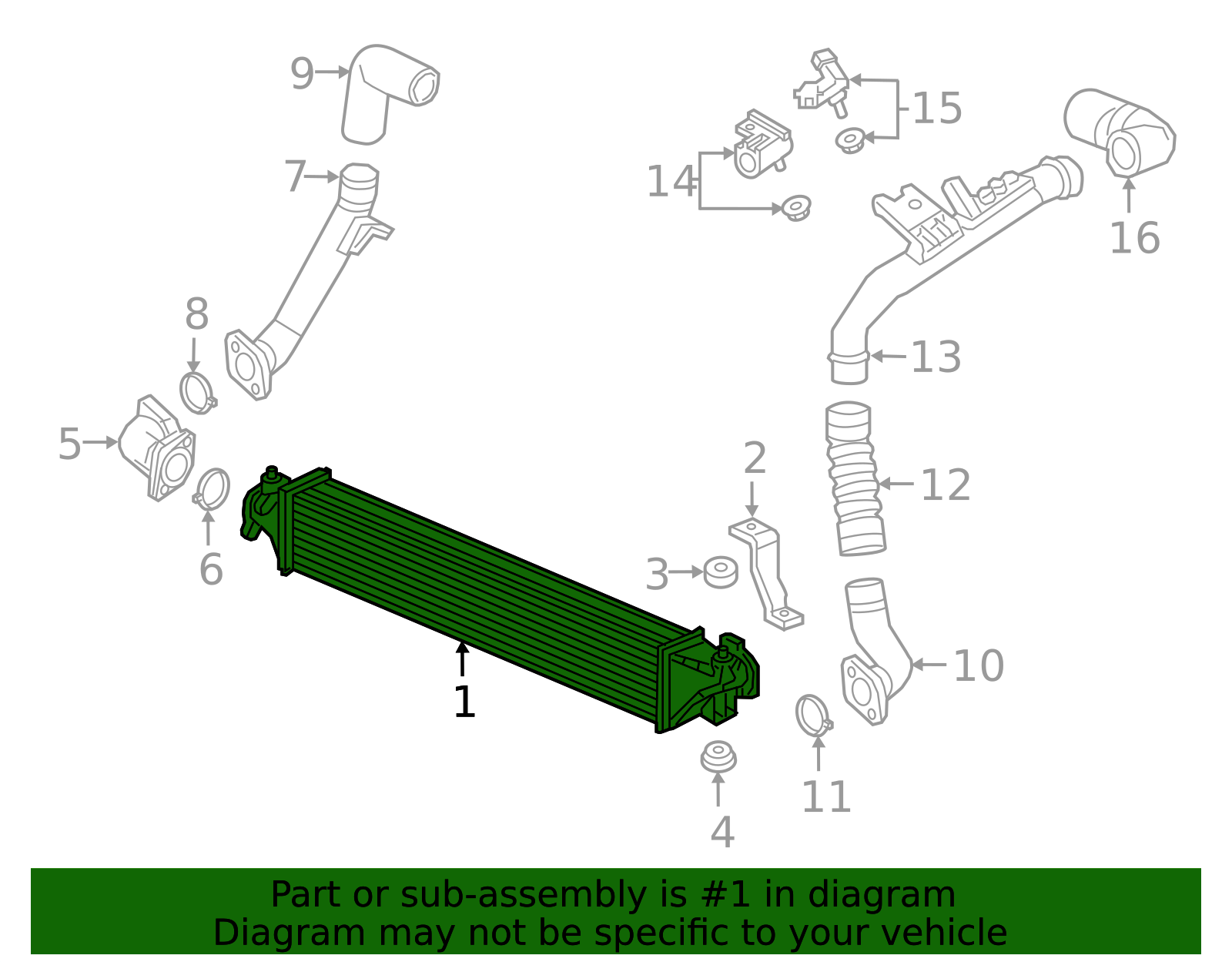 19710-5AA-A01 - Inter-Cooler 2016-2021 Honda Civic | Honda Parts Online