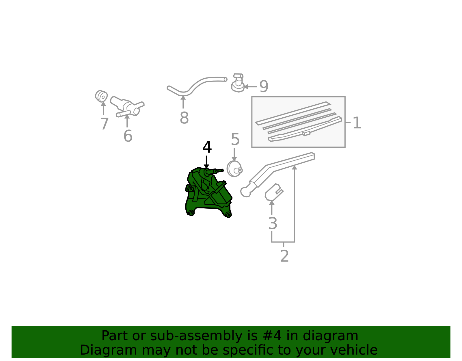 85130-48050 - High-Quality Wiper Motor for 2008-2012 Toyota Highlander ...