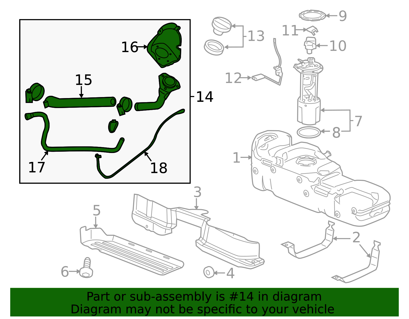 2017-2019 GM Fuel Tank Filler Pipe 84695962 | Capital Chevy Parts
