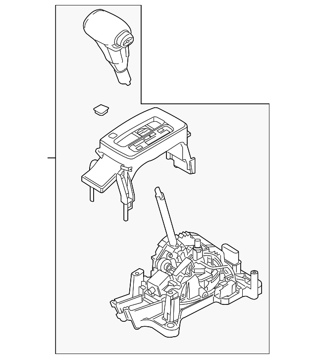 2006-2009 Ford Gear Shift Assembly 6E5Z-7210-G | Ford OEM Parts Outlet