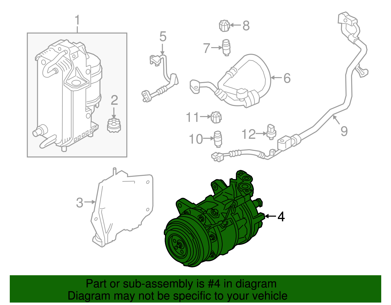 2016-2020 BMW A/C Compressor 64-52-5-A58-A55 | OEM Parts Online