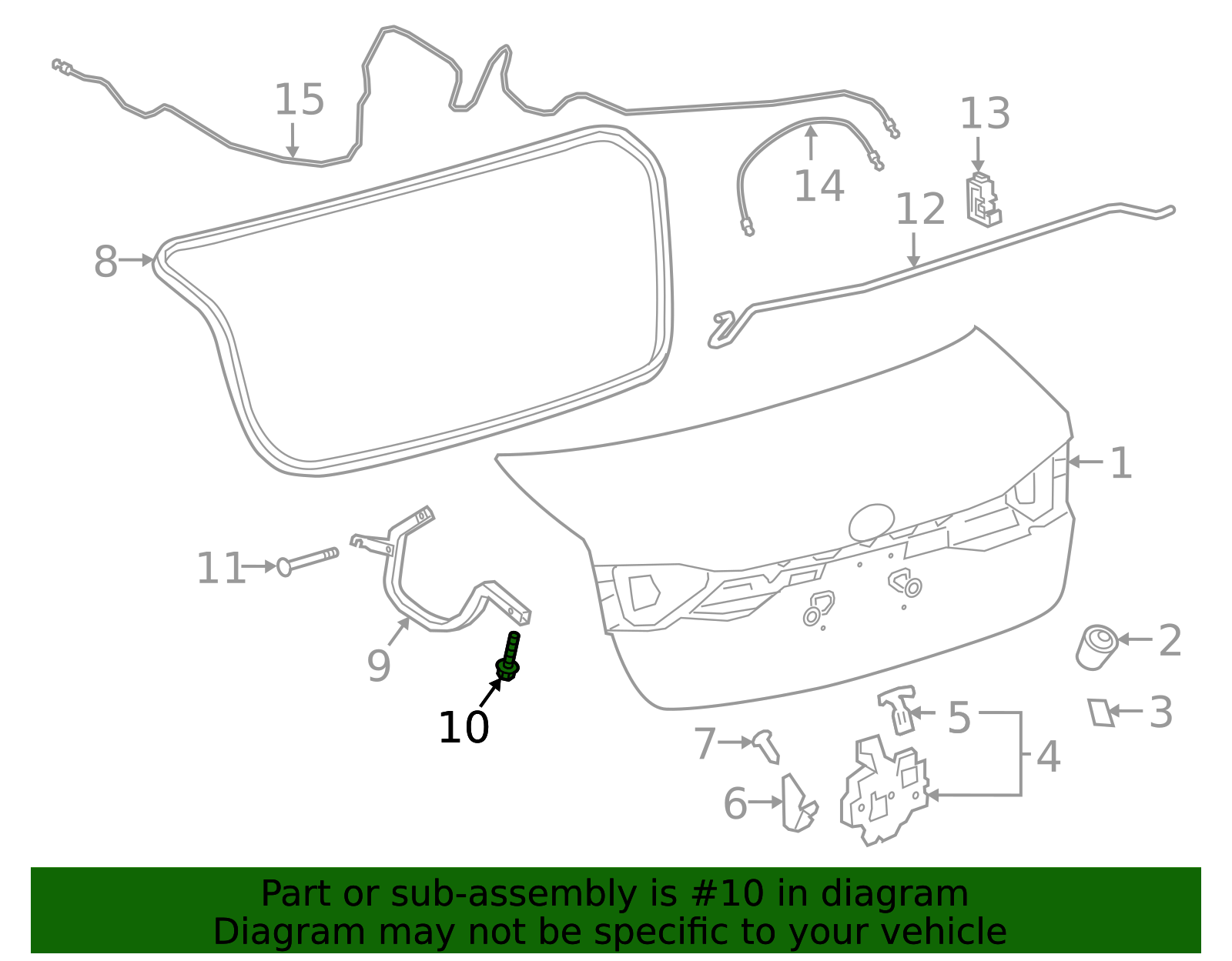 1999-2025 Toyota Hinge Bolt 90105-A0001 | Toyota Parts Center