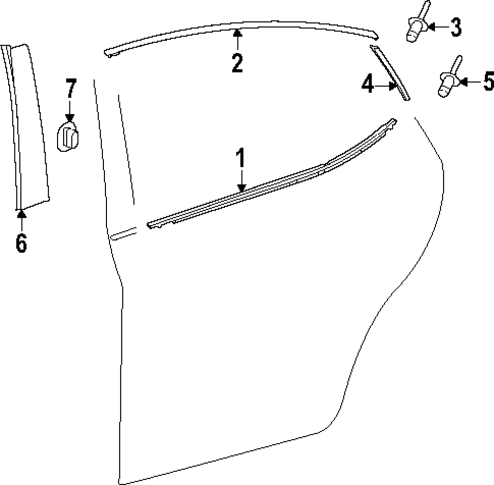 2025 Toyota Camry Belt Molding 75730-AQ020 | Toyota Parts Center