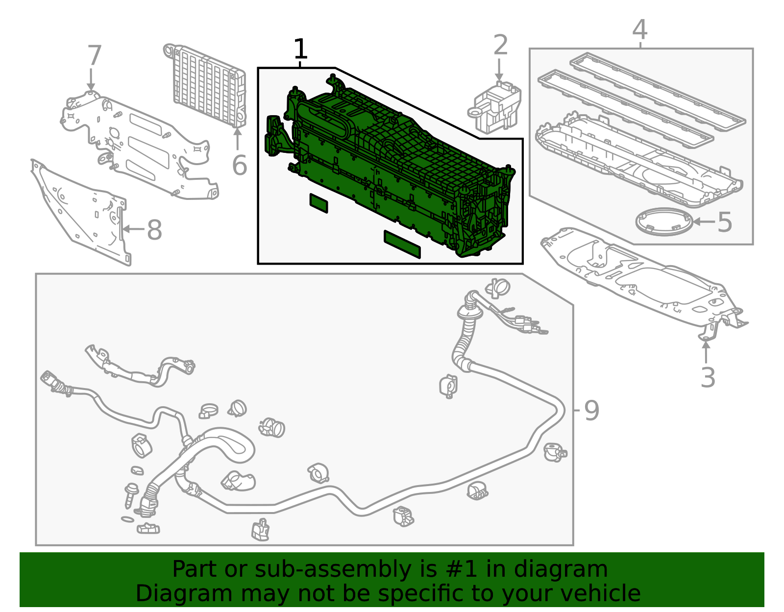 1D100-6NH-A00 - 2023-2025 Honda Accord - Battery | Genuine Honda Parts