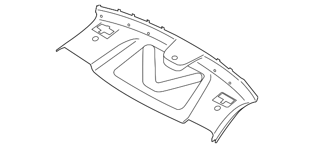2019-2025 Porsche Macan Sight Shield 95B-805-806-P-1E0 | OEM Parts Online